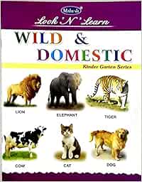 Buy Wild and Domestic Animals Book Online at Low Prices in India | Wild ...
