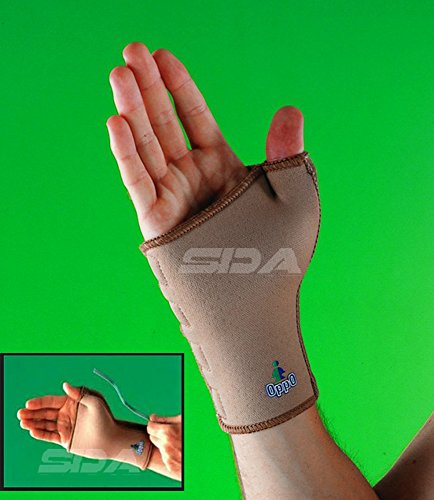 Sda Neoprene Wrist Thumb Spica Metal Splint Support By Oppo ...