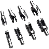 WOWOSS Wood Plug Drill Bit Set of 8 Wood Plug Cutter Claw Drill Bits 6 ...