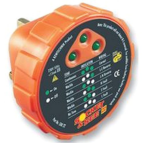 Buy SOCKET TESTER + AUDIBLE TONE Test Mains Socket, SOCKET TESTER ...