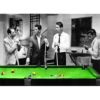 The Rat Pack Pool Table Canvas Framed: Amazon.co.uk: Kitchen & Home