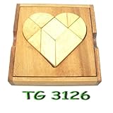 Le tangram cœur : 24 modèles à imprimer - Heart tangram printable