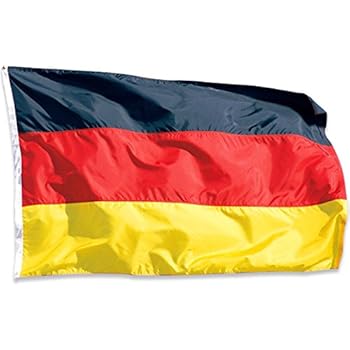 Deutsche Flagge 150 x 90 cm, mit Metall-Ösen, Deutschland-Fahne Schwarz ...