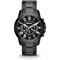 Fossil Grant Chronograph Black Dial Men's Watch-FS4832 : Amazon.in: Fashion