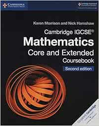 Buy Cambridge Igcse Mathematics Core And Extended Course Book ...
