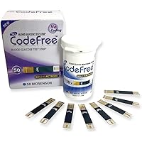 100 Strips - SD Codefree Blood Glucose Monitor/Monitoring Test/Testing ...