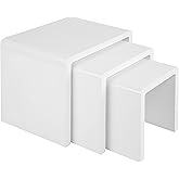 House & Homestyle Set of 2 Side, High Low Nesting Cube Inspired End Living Room, Bedside, Office ...