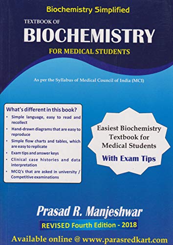 Buy Biochemistry Simplified Textbook of Biochemistry for Medical ...