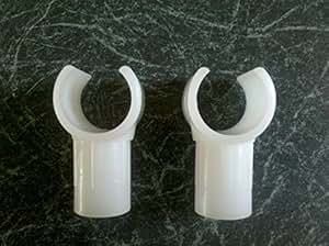 Caravan Awning Pole Accessories Plastic C-Clips Tent x2 19mm 22mm NEW ...