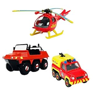 Fireman Sam - The Cast Mini Series - Set Vehicles - Hydrus, Venus ...