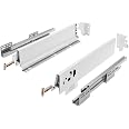 Soft Close Kitchen Drawer Runners System L - 450mm Modern Box (1 Pair x ...