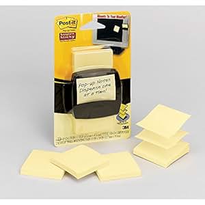POST IT MINI NOTES DISPENSER /45 SUPER STICKY NOTES 2X2 INCHES (47.6MM ...
