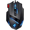 Hcman Gaming Mouse Wired Programmable 7 Buttons [Upgraded Version] Led ...