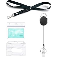 Retractable Lanyards,Lanyards with Card Holder,3 Set Includes ...