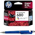 HP 680 Ink Cartridge (Colour) with 3in1 Multi-Function Mobile Phone ...