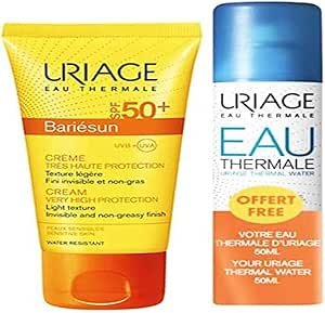 Uriage Bariésun SPF 50+ Cream 50ml + Free Thermal Water 50ml : Amazon.co.uk: Beauty