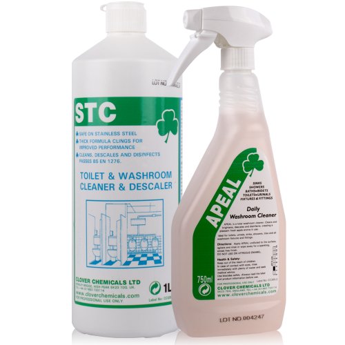 Buy Total Bathroom Cleaner 750ml & Extra Strength Toilet Cleaner ...