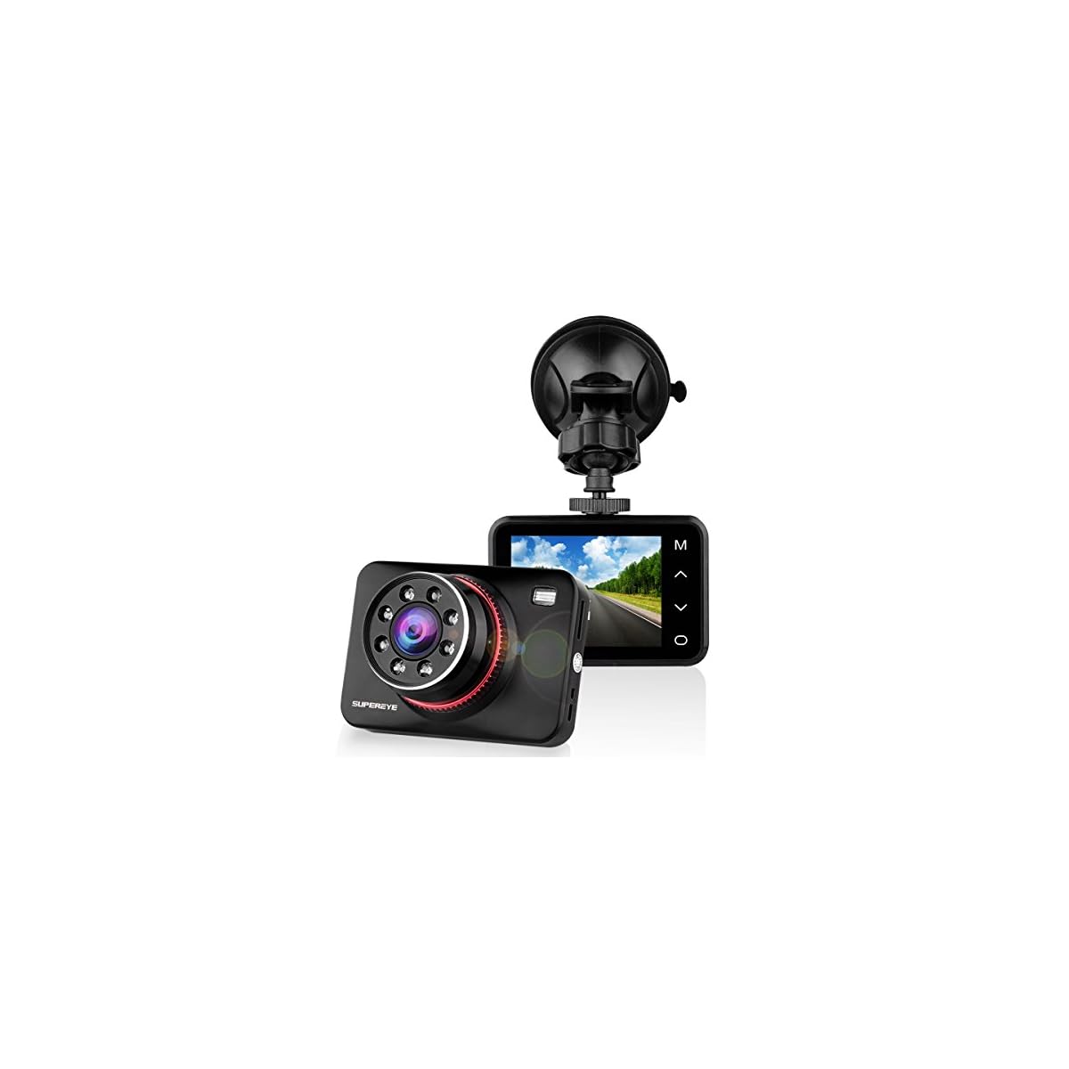 SUPEREYE Dash Cam Car Camera Night Vision Dashcam 1080P Full HD ...