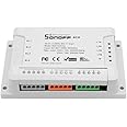 Buy Sonoff 4CH R2 Four Channel WiFi Wireless Switch Work with Alexa ...