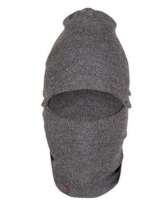 Krystle Men's Wool Monkey Cap (KRY-Men-Monkey-Cap-Grey, Grey, Free Size ...