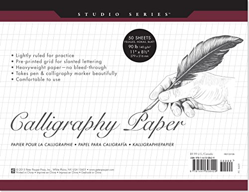 Studio Series Calligraphy Paper Pad (set of 50 sheets) : Peter Pauper ...