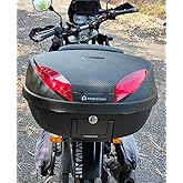 TREK 'N' RIDE Motorcycle Top Case (Black) - Polypropylene : Amazon.in ...