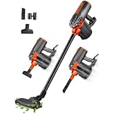 Xoopla Vacuum Cleaner, 5M Corded Stick Vacuum Cleaner, 650W 18KPa ...