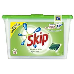 Skip Laundry Detergent Fresh Clean, 32 Capsules: Amazon.co.uk: Health ...