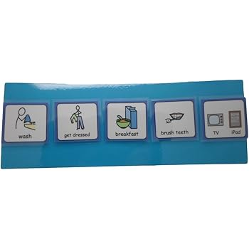 Personalised Bedtime Routine Chart with Widgit(T) symbols: Amazon.co.uk ...