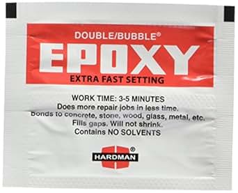 Hardman Double/Bubble Epoxy, 50 g x 3 g, Red: Amazon.co.uk: Welcome