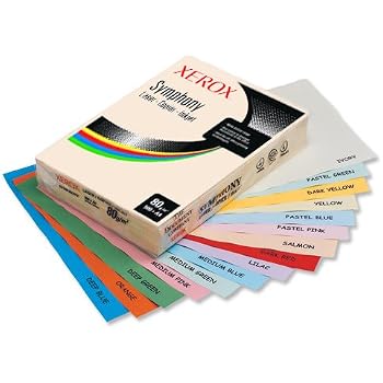 Xerox Symphony Coloured Paper Multifunctional Ream-Wrapped 80gsm A4 ...