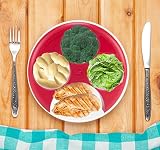 Meal Measure - Portion Control Plate (Red): Amazon.co.uk: Kitchen & Home
