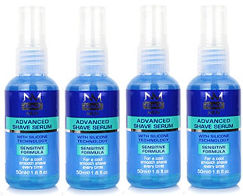 x4 Nuage Men Advanced Shave Serum with Silicon : Beauty Products ...