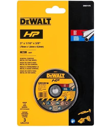 Cutoff Wheels 4 1/2 Inch DeWalt DW8062 4-1/2" Metal Cut Off Wheels ...