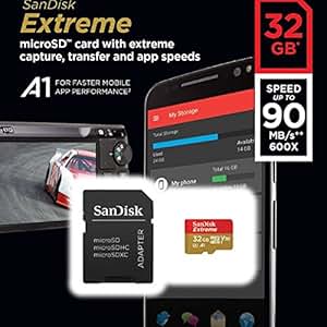 SanDisk Extreme 32 Gb per Action Camera, MicroSDHC con Adattatore SD ...