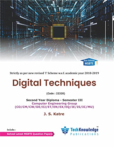 Buy Digital Technique For MSBTE Diploma Computer Engineering Sem 3 Book ...
