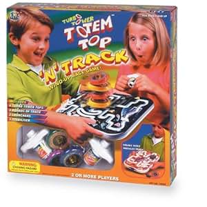 TURBO TOWER TOTEM TOP 'N' TRACK wind-up race game: Amazon.co.uk: Toys ...