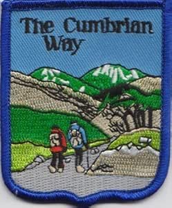 The Cumbrian Way Cumbria Walk Flag Embroidered Patch Badge : Amazon.co ...