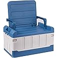 Fishing Tackle Box with Seat - Versatile Foldable Storage Container for ...