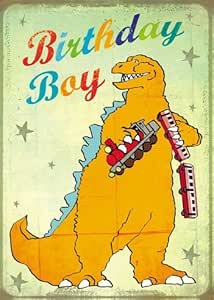 Birthday Boy Godzilla Greeting Card by Max Hernn & Peter Seal: Amazon ...