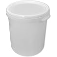 plasteo® Plastspand tomspand hobbock plastspand hvid container med snap ...