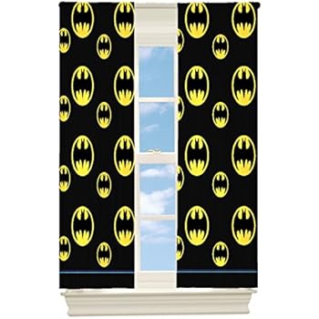 Batman Curtains Window Panels | The Pair Measures 82 x 63 inch (208 x ...