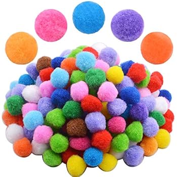 Pompon Couleur Assorti - Sachet De 300 [Jouet]: Amazon.fr: Jeux et Jouets