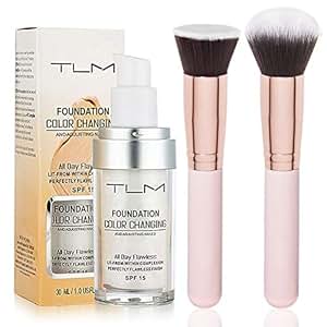 TLM Colour Changing Foundation,Self Adjusting Foundation Warm Skin Tone ...