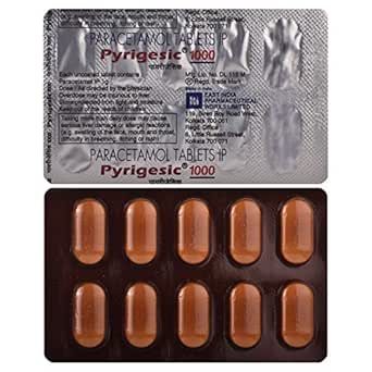 Pyrigesic 1000 - Strip of 10 Tablets : Amazon.in: Health & Personal Care
