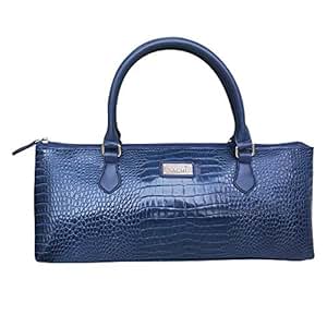 Sachi Insulated Wine Purse Cooler Tote Bag - Crocodile Navy: Amazon.co ...
