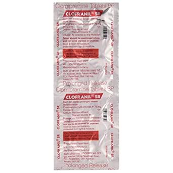 Clofranil SR - Strip of 10 Tablets : Amazon.in: Health & Personal Care