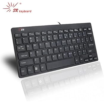ULTRA SLIM USB MINI KEYBOARD COMPUTER PC LAPTOP US LAYOUT: Amazon.co.uk ...