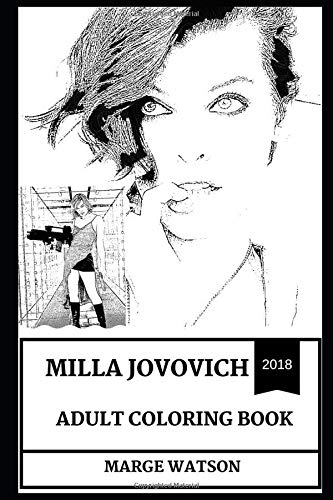 Buy Milla Jovovich Adult Coloring Book: The Resident Evil Star and ...