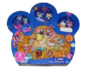 Littlest Pet Shop - Paw Print Collectors Set - 15 Pets with Accessories ...
